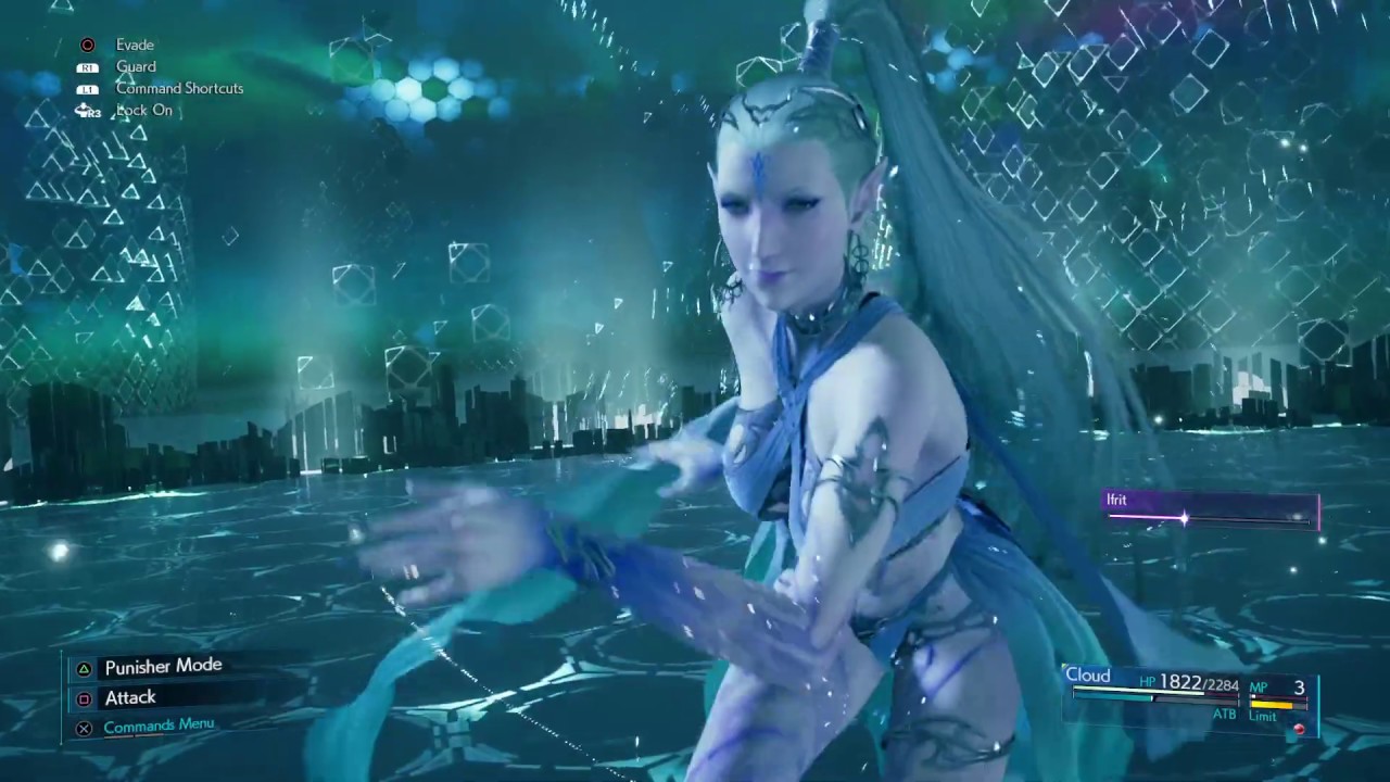 Shiva Summon Battle - FF7 - YouTube