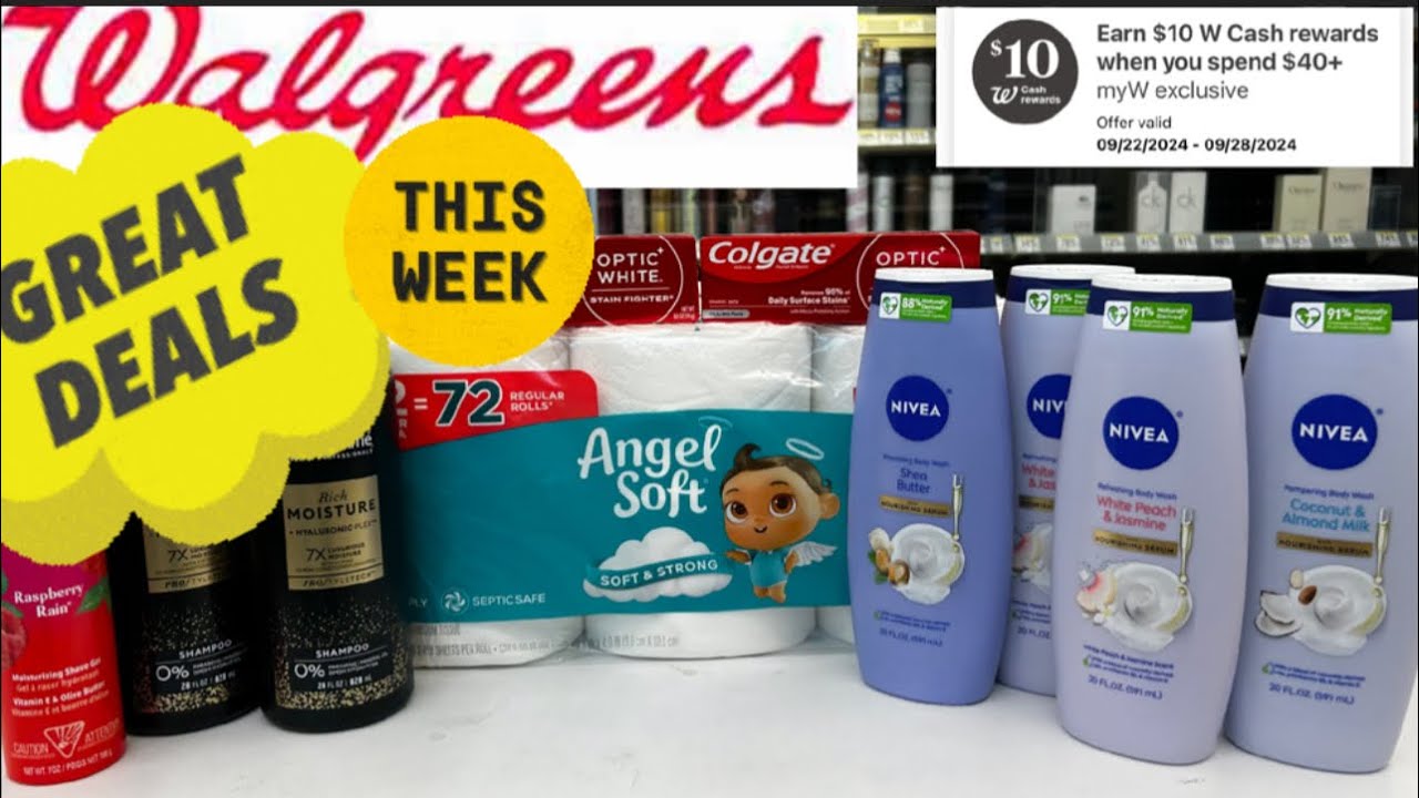 Great Walgreens Deals This Week 9/22 - 9/28 - YouTube