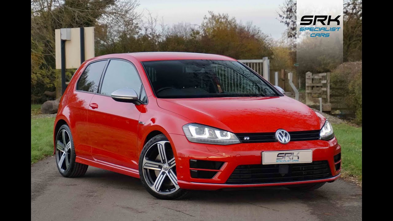 2016 3dr VW Golf R in Tornado Red - YouTube