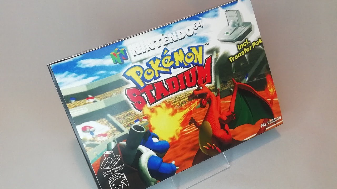 Pokemon Stadium Nintendo 64 custom box - YouTube