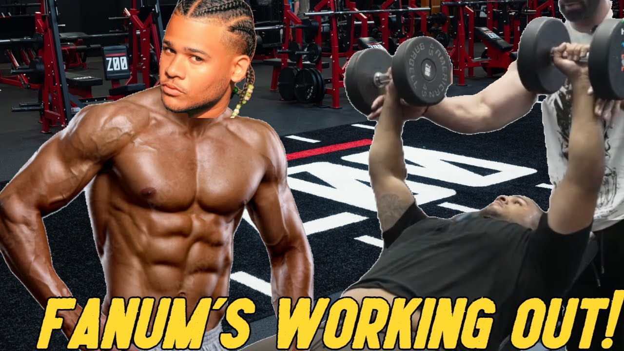 Fanum Joins Bradley Martyn at the Gym to Lose Weight! | INSANE ...
