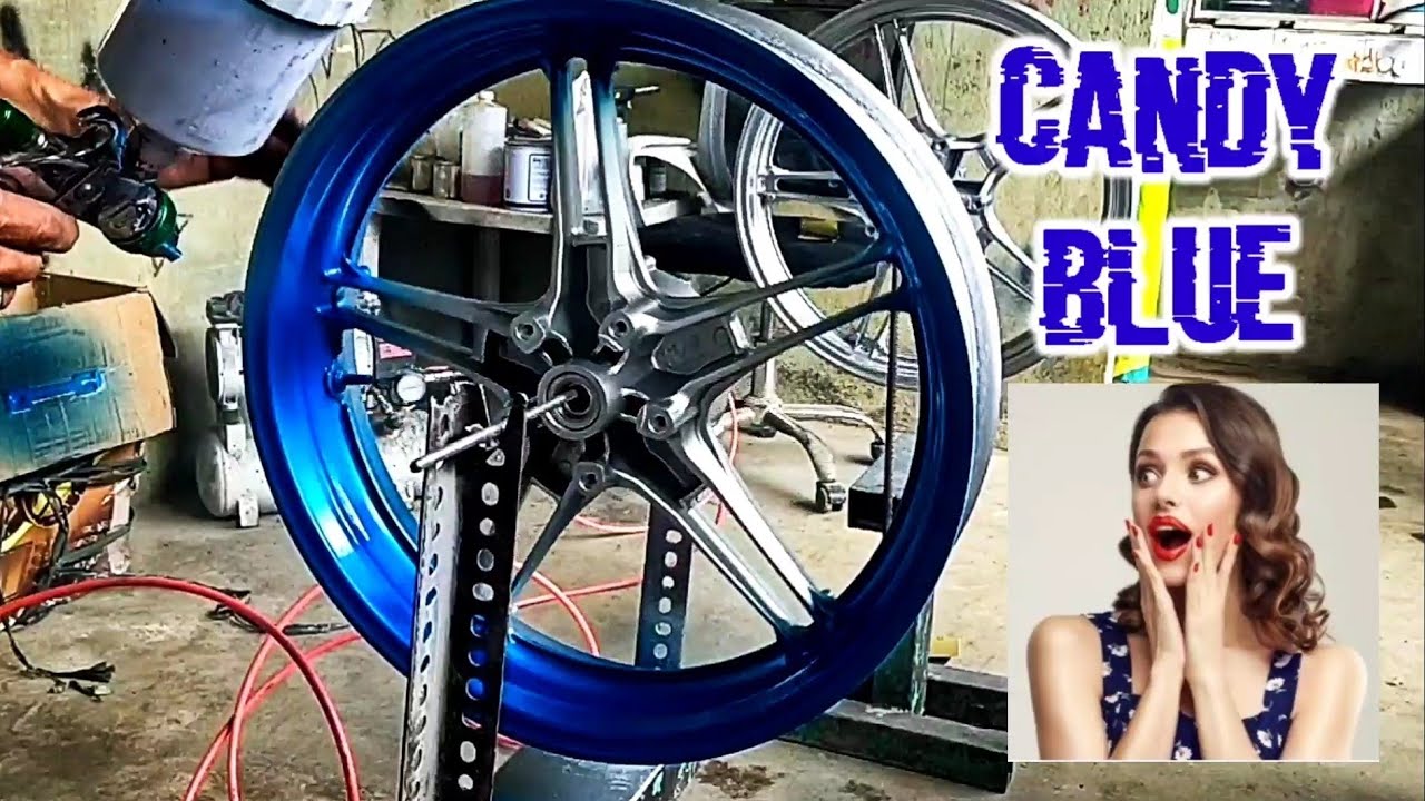 SNIPER 150 MAGS REPAINTING (CANDY BLUE) - YouTube