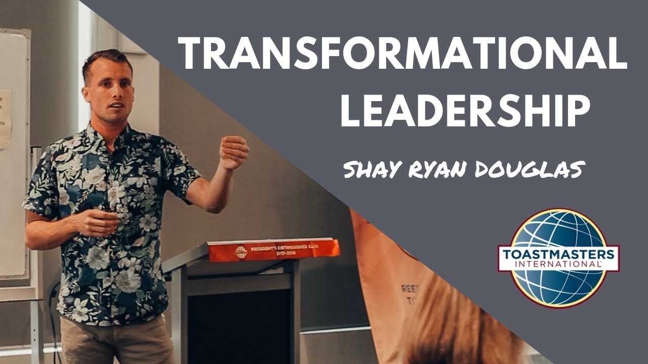 Shay Ryan Douglas - Toastmaster Reef City Cairns - Transformational Leadership - YouTube