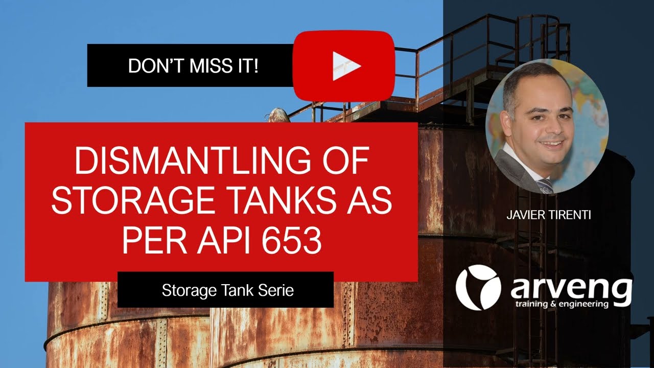 6 Dismantling of storage tanks as per API 653 - YouTube