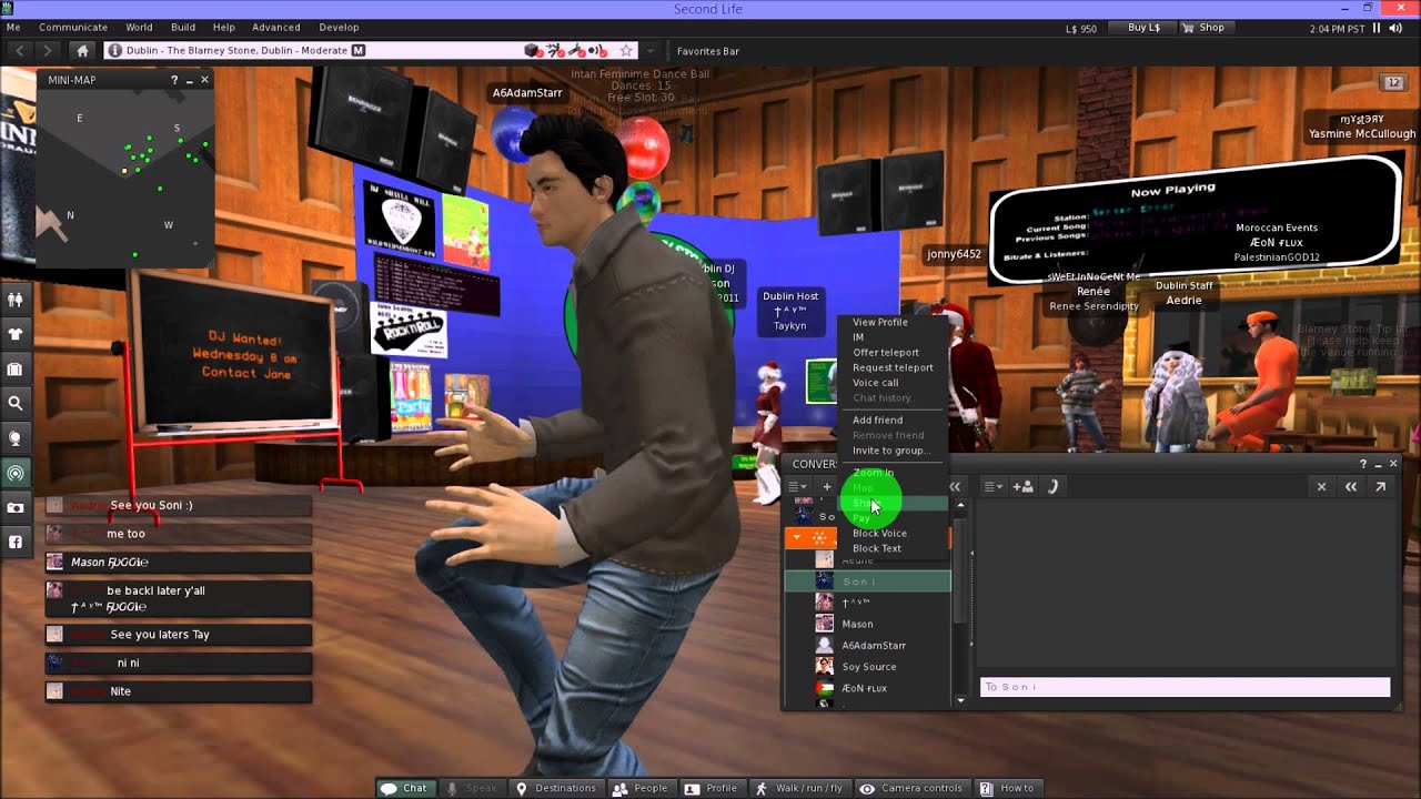 Second Life Tutorial 4 let's get talking - YouTube