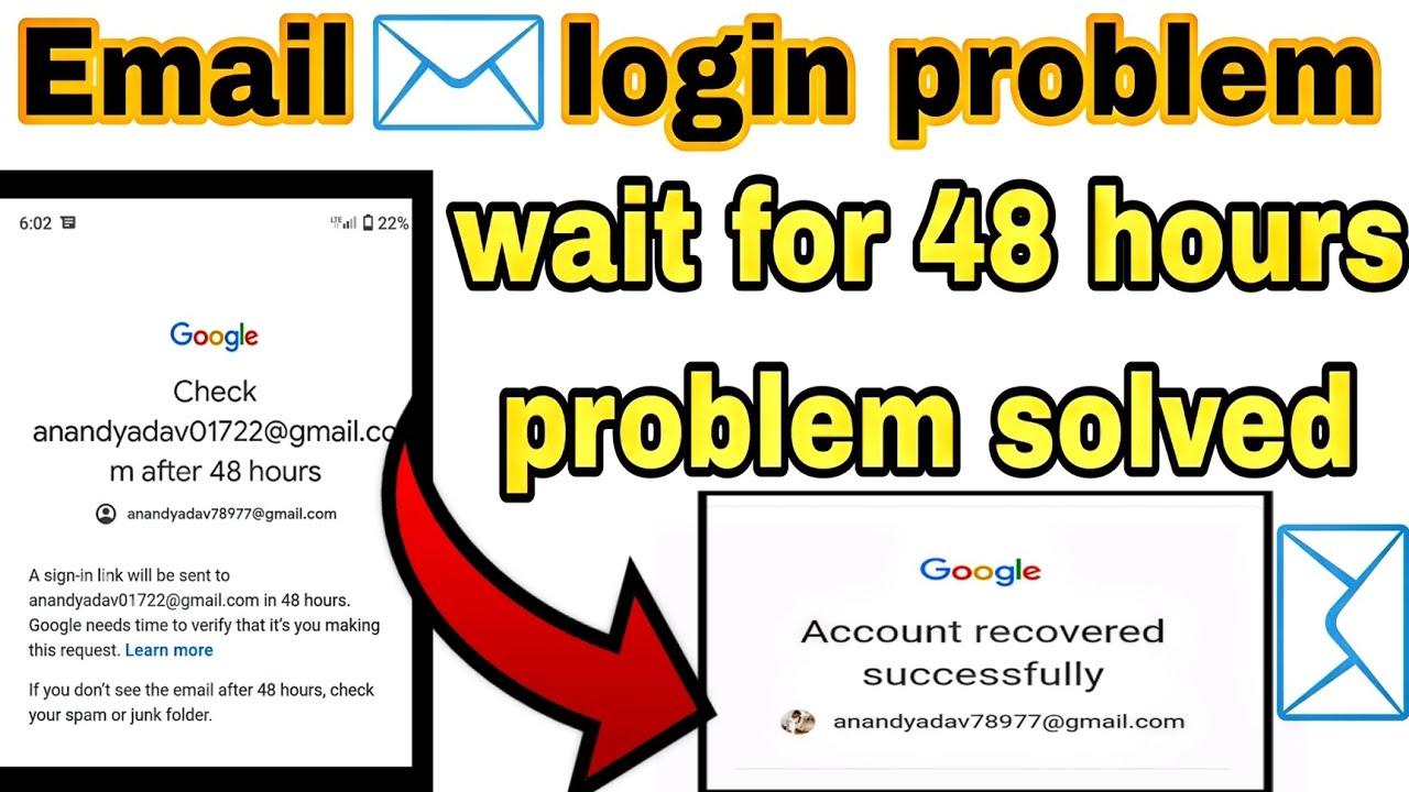 Gmail account recovery || if you didn't see the email after 48 hours ...