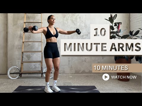 10 MINUTE ARMS // GUIDED WORKOUT - YouTube