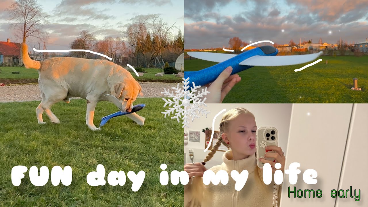 FUN day in my life*home early from school! ️Vlogmas day 17! - YouTube