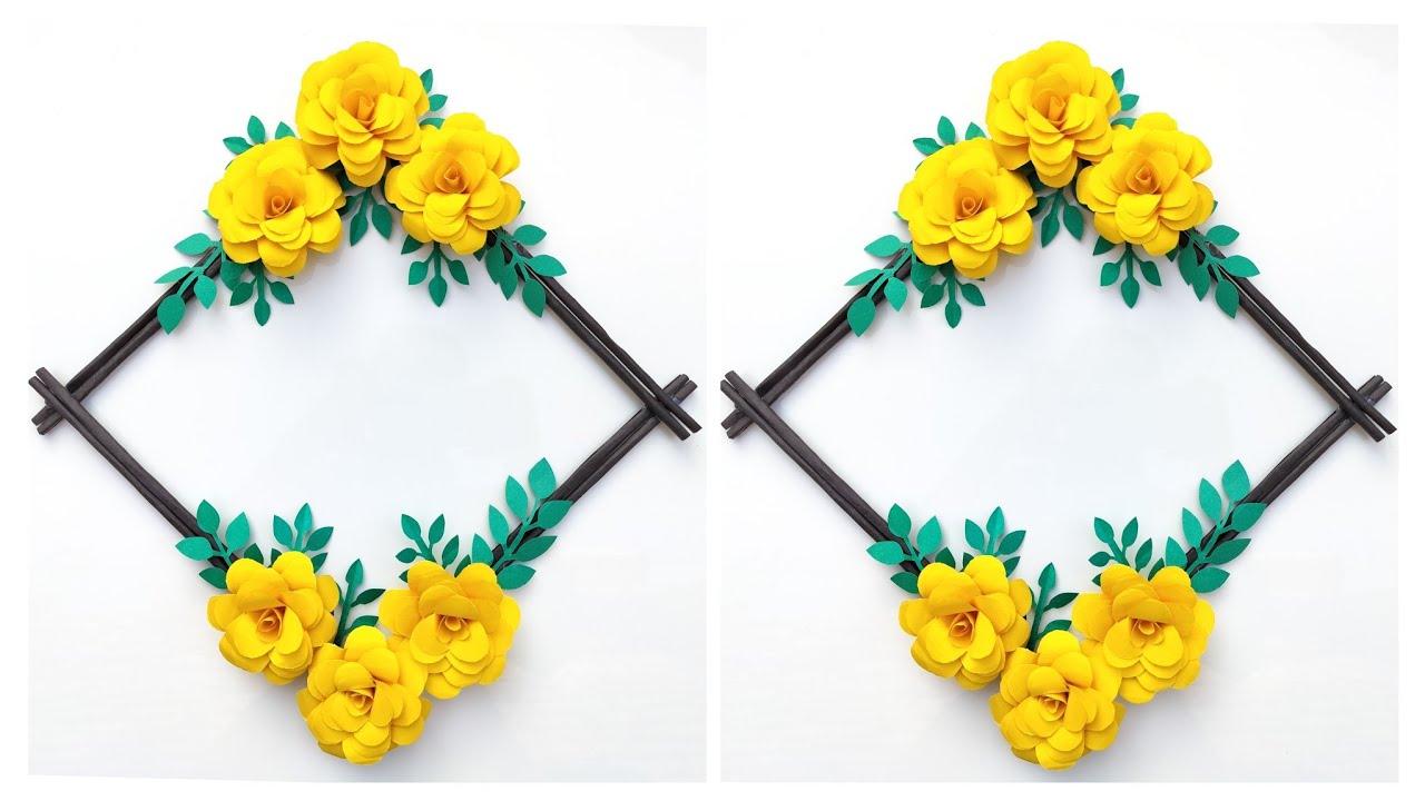 Paper Wall hanging hanging🌻 / Beautiful paper Wall hanging / Home ...