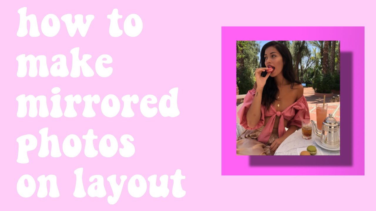 How To Mirror Photos For Edits On Layout Ccp Tutorials YouTube How To Mirror Photos For Edits On Layout Ccp Tutorials YouTube