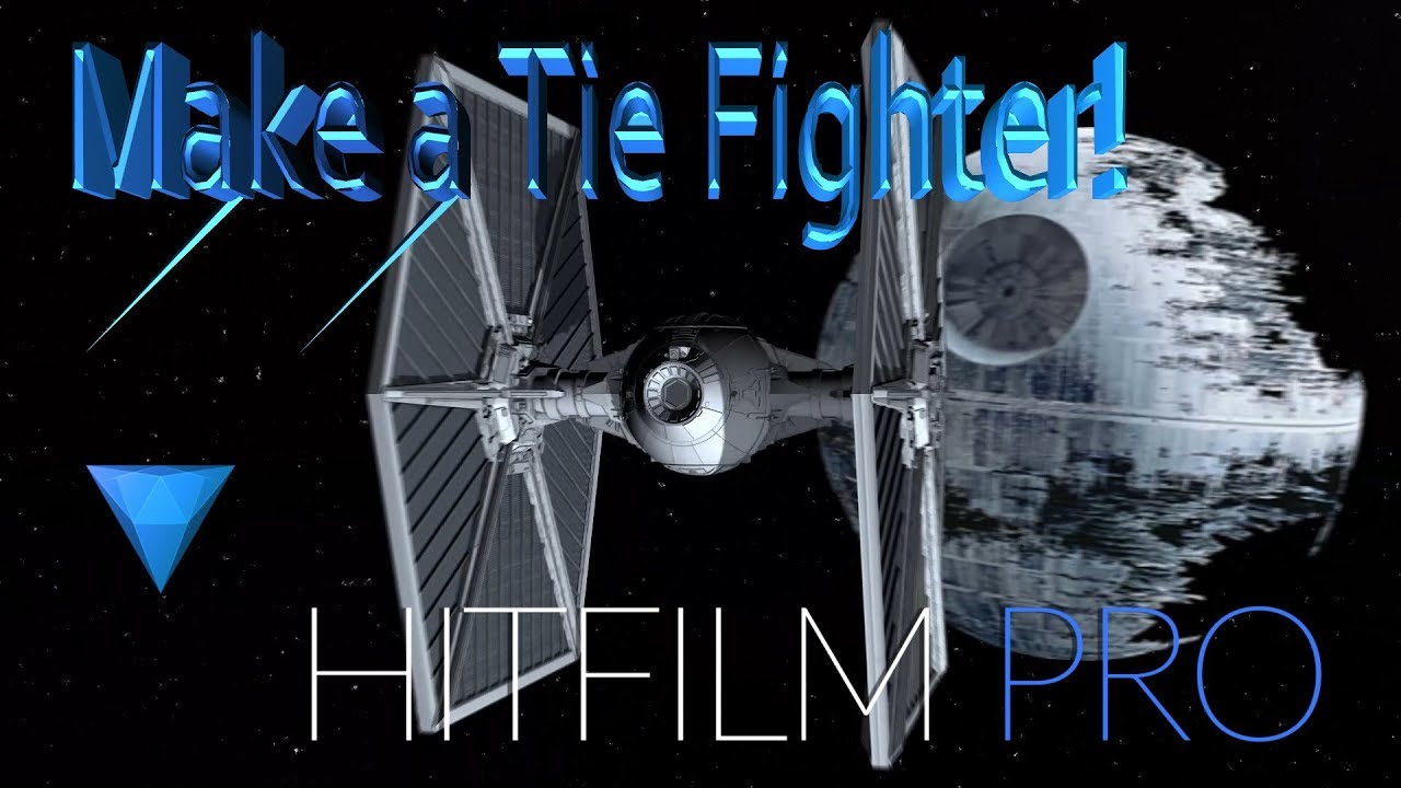 How to Build a Star Wars Tie Fighter from Scratch in HitFilm Pro - YouTube
