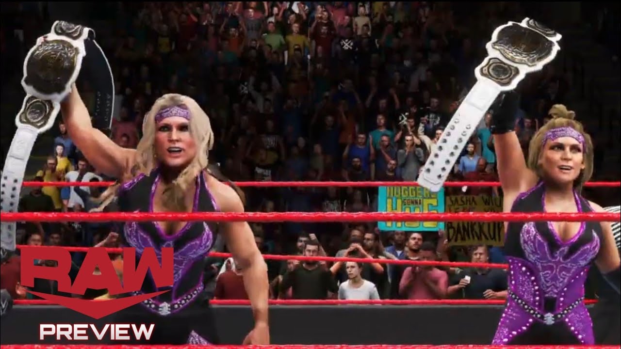 Preview's tonight Monday Night RAW - WWE Women's Universe Mode - YouTube