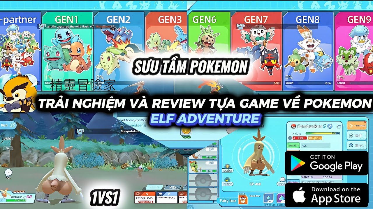 ELF ADVENTURE (精靈冒險家) : Trải nghiệm và Review tựa Game về Pokemon với ...
