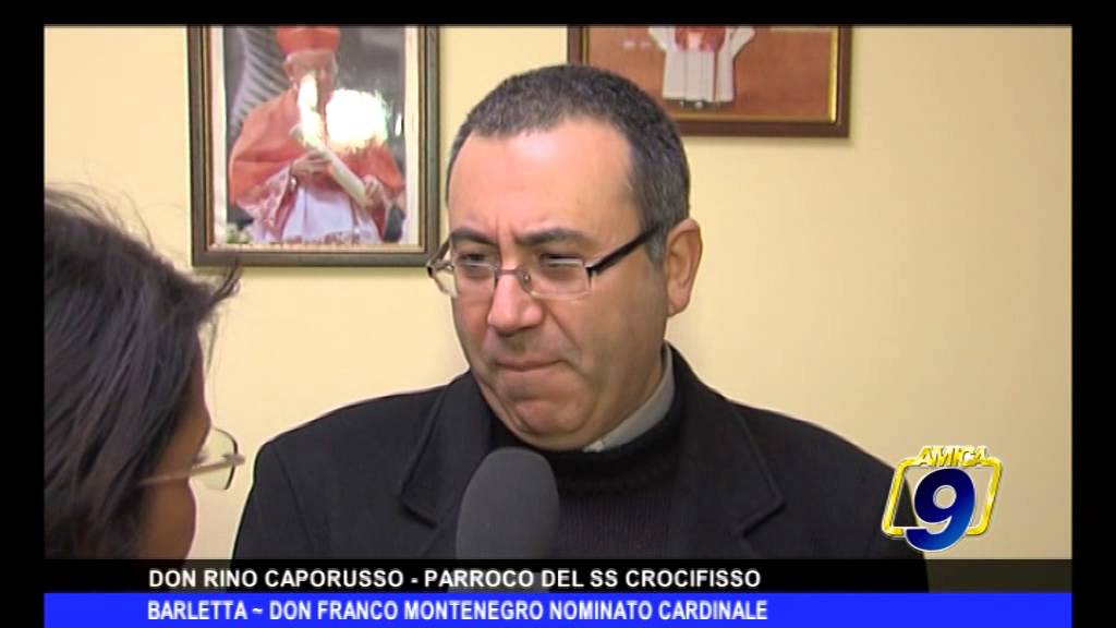 BARLETTA | Don Franco Montenegro nominato Cardinale - YouTube