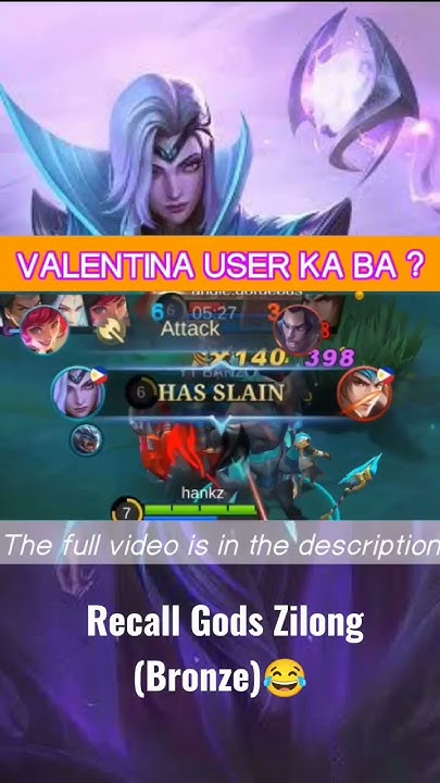 MET RECALL GODS ZILONG | MLBB - YouTube