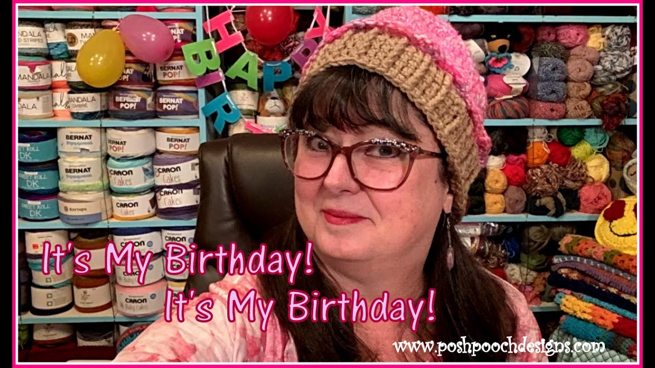 It's My Birthday! Friday Fun With Sara #crochet #crochetvideo - YouTube