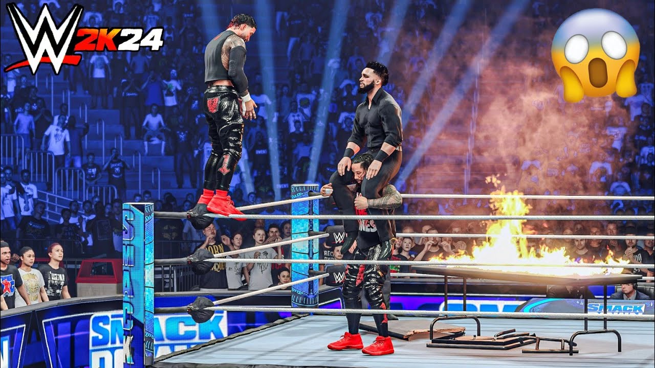 The Usos vs Tama Tonga and Tanga Loa Tag Team Championship Match - WWE ...