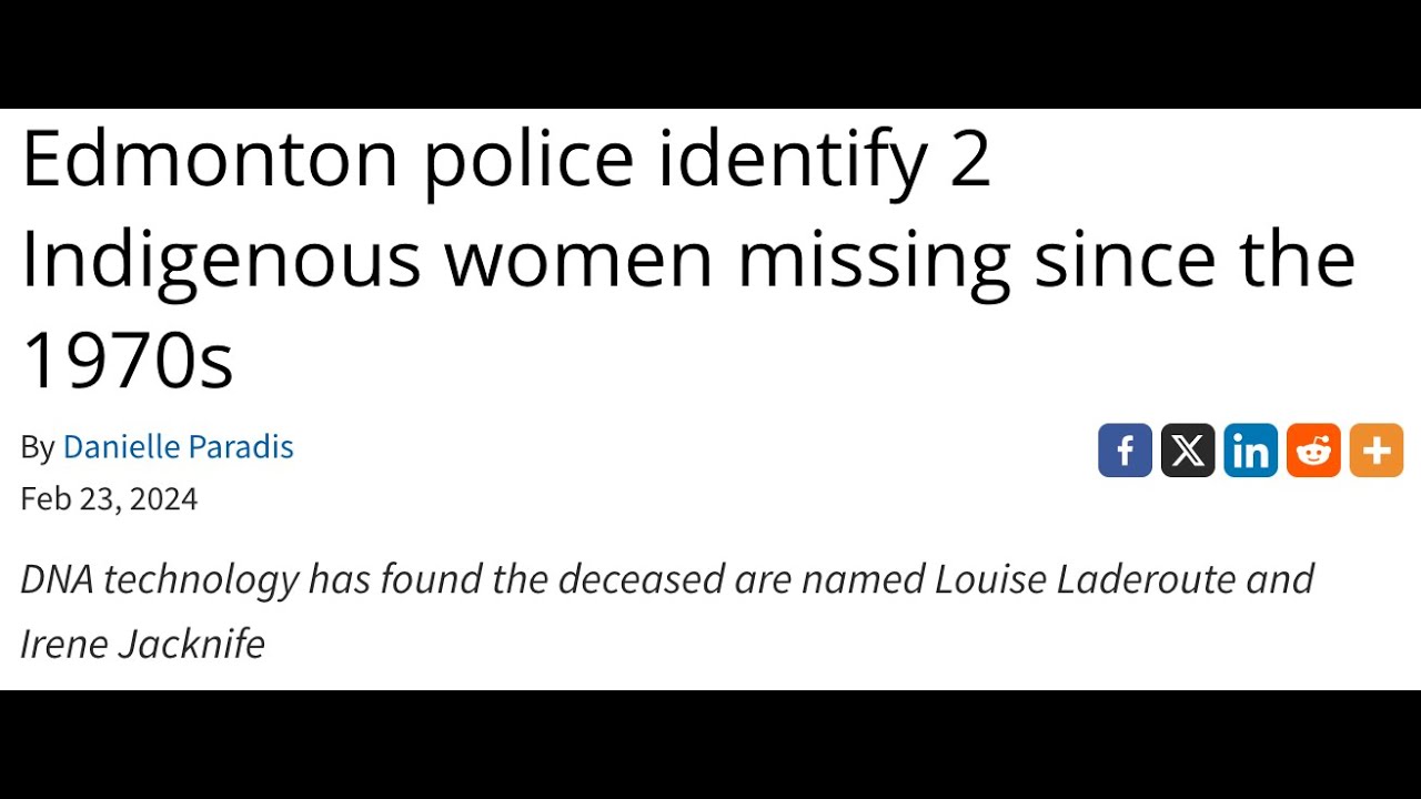 Ontario Cold Cases - The Podcast: Special: Edmonton Police Identify ...