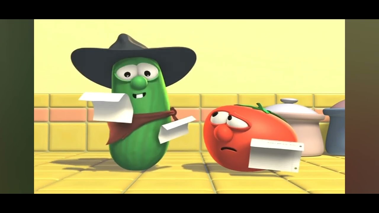 Veggietales Moe and the big exit countertop #1 - YouTube