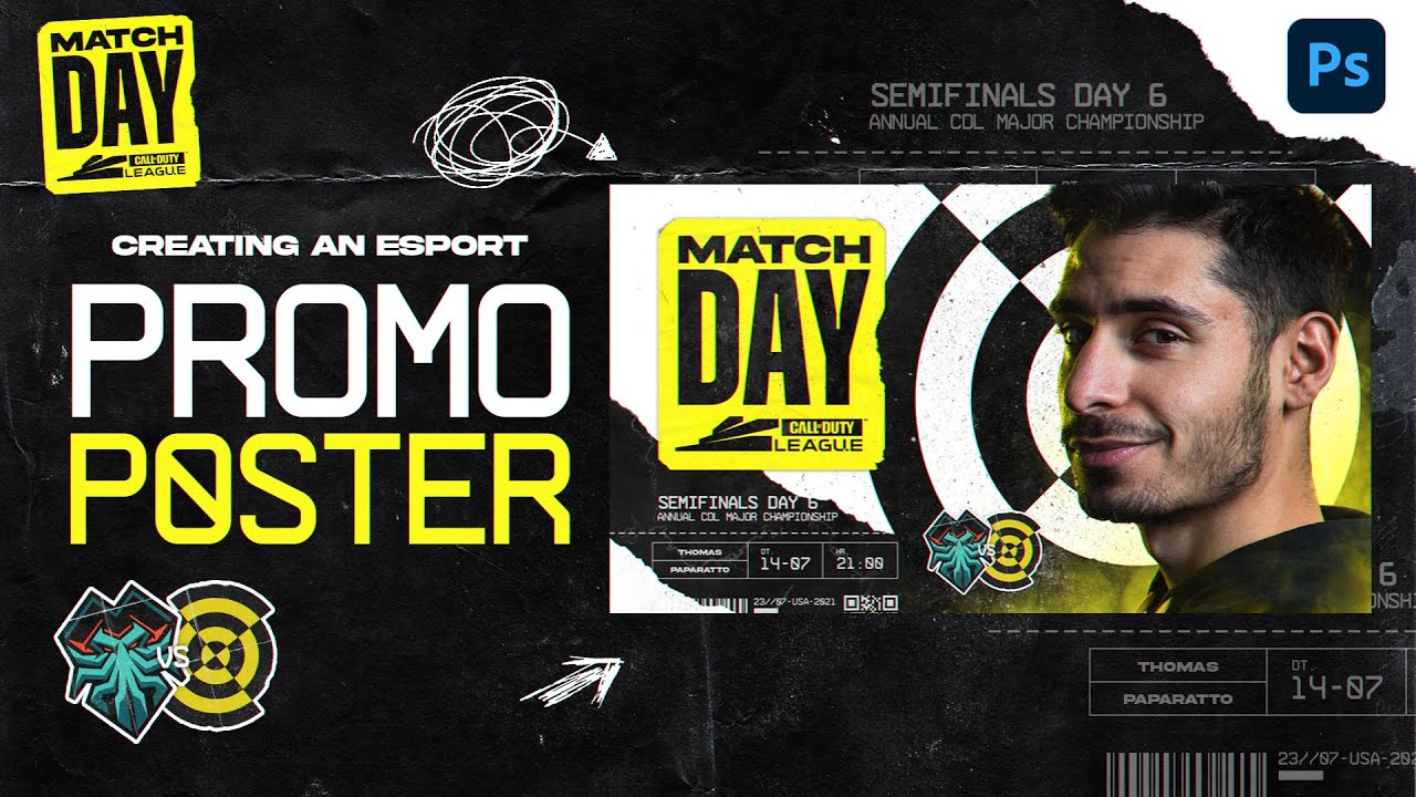 How To Create an Esports Promo Poster - Tutorial by EdwardDZN - YouTube