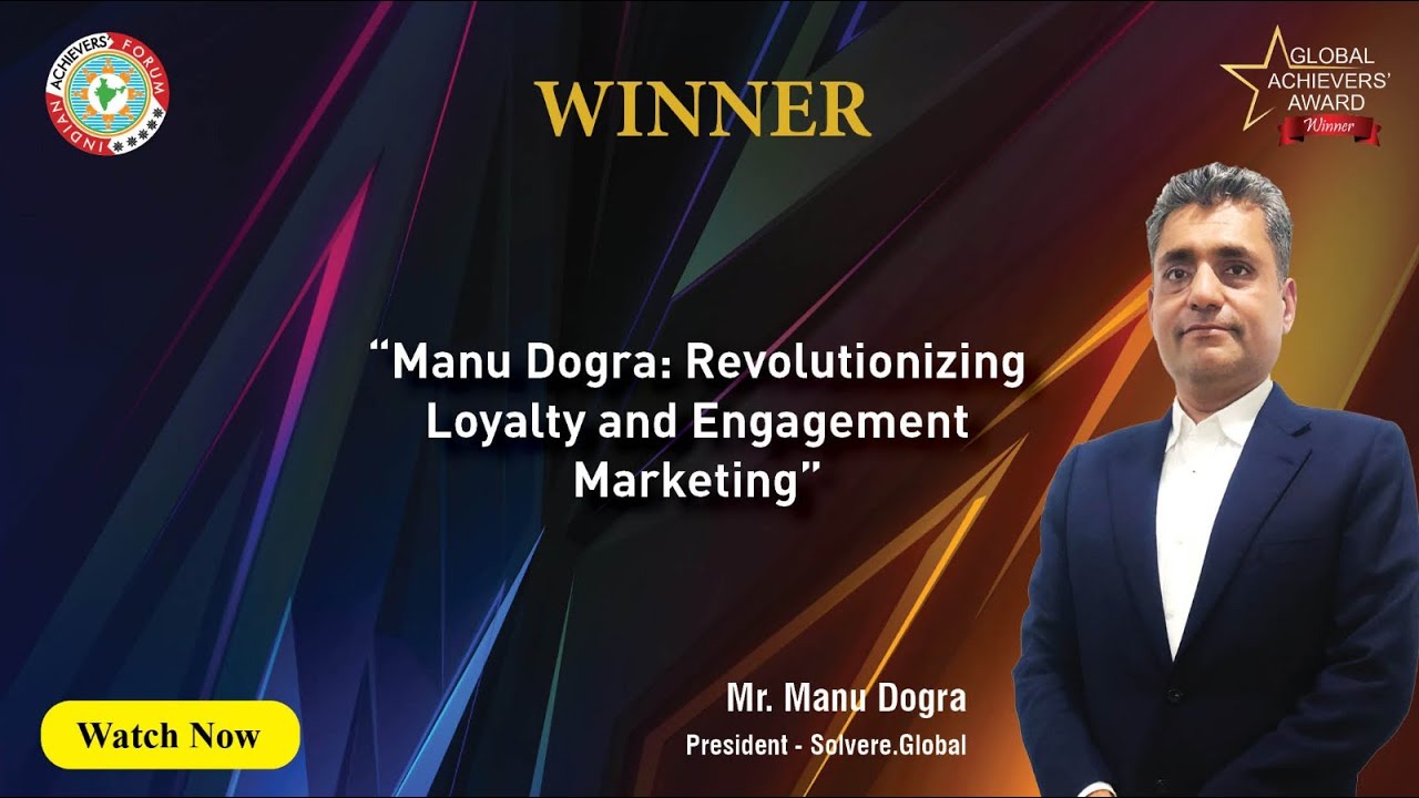Interview of Indian Achievers' Award Winner | Mr. Manu Dogra - YouTube