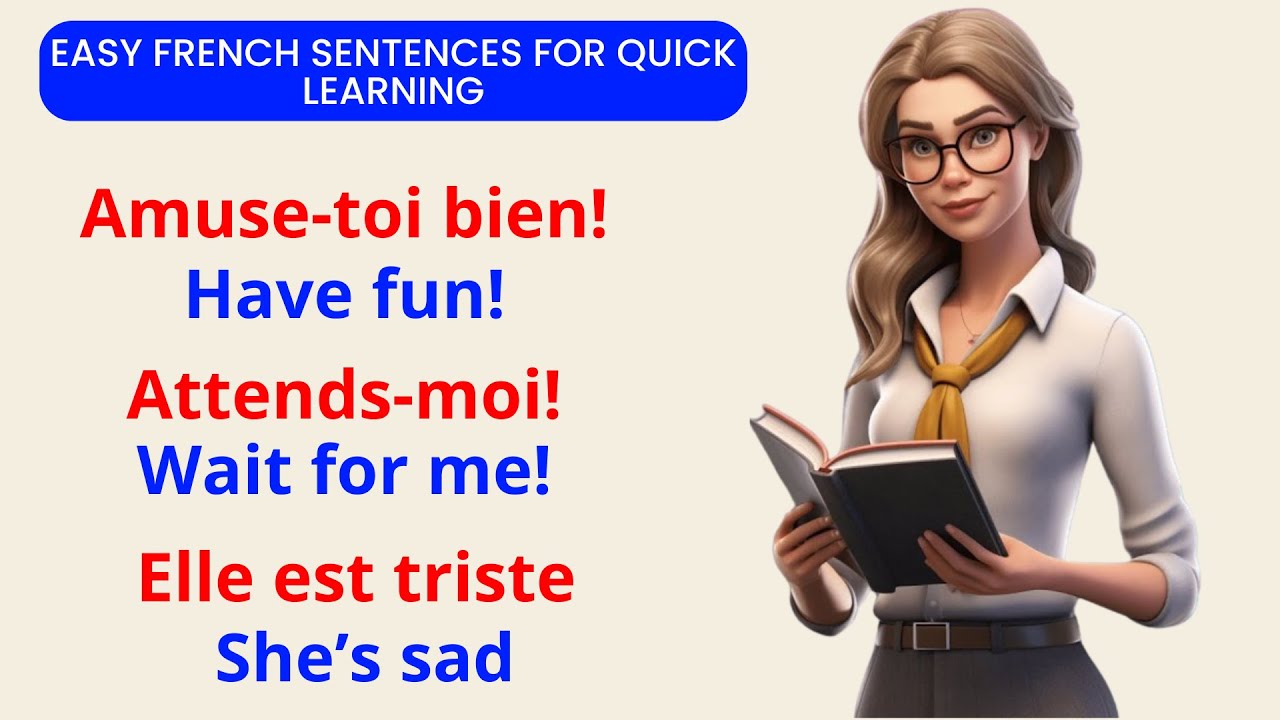 Easy French Sentences for Quick Learning | French Lessons for Beginners ...