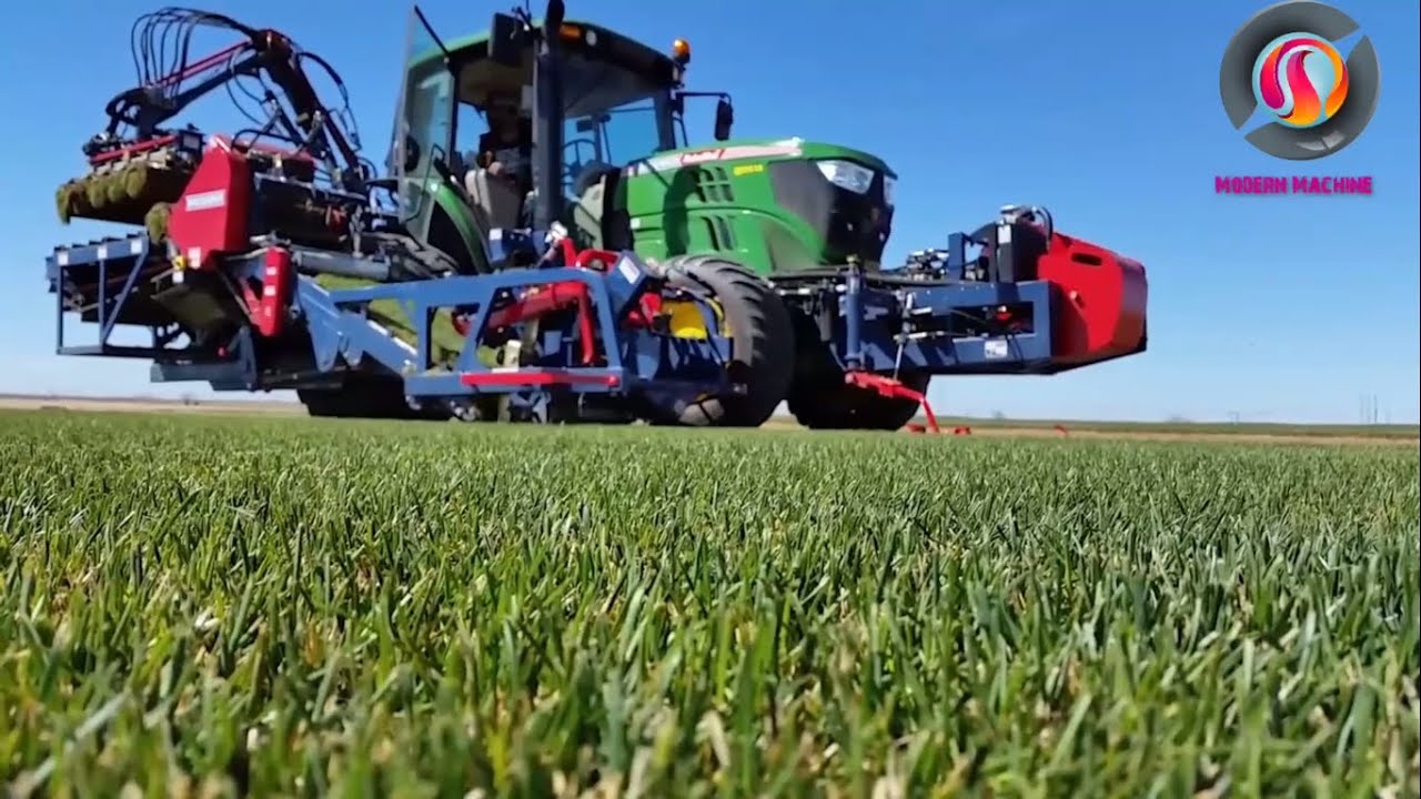 Sod Agriculture Machines | Modern Technology Harvesting - Farming ...