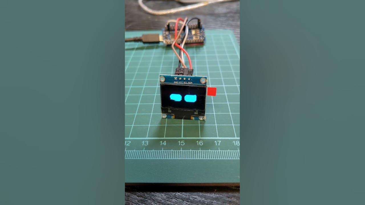 Animated Eyes On Arduino And Oled Display Youtube