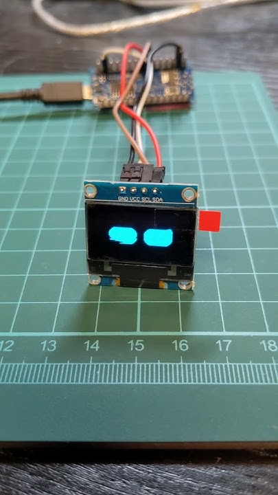 Animated Eyes On Arduino And Oled Display Youtube