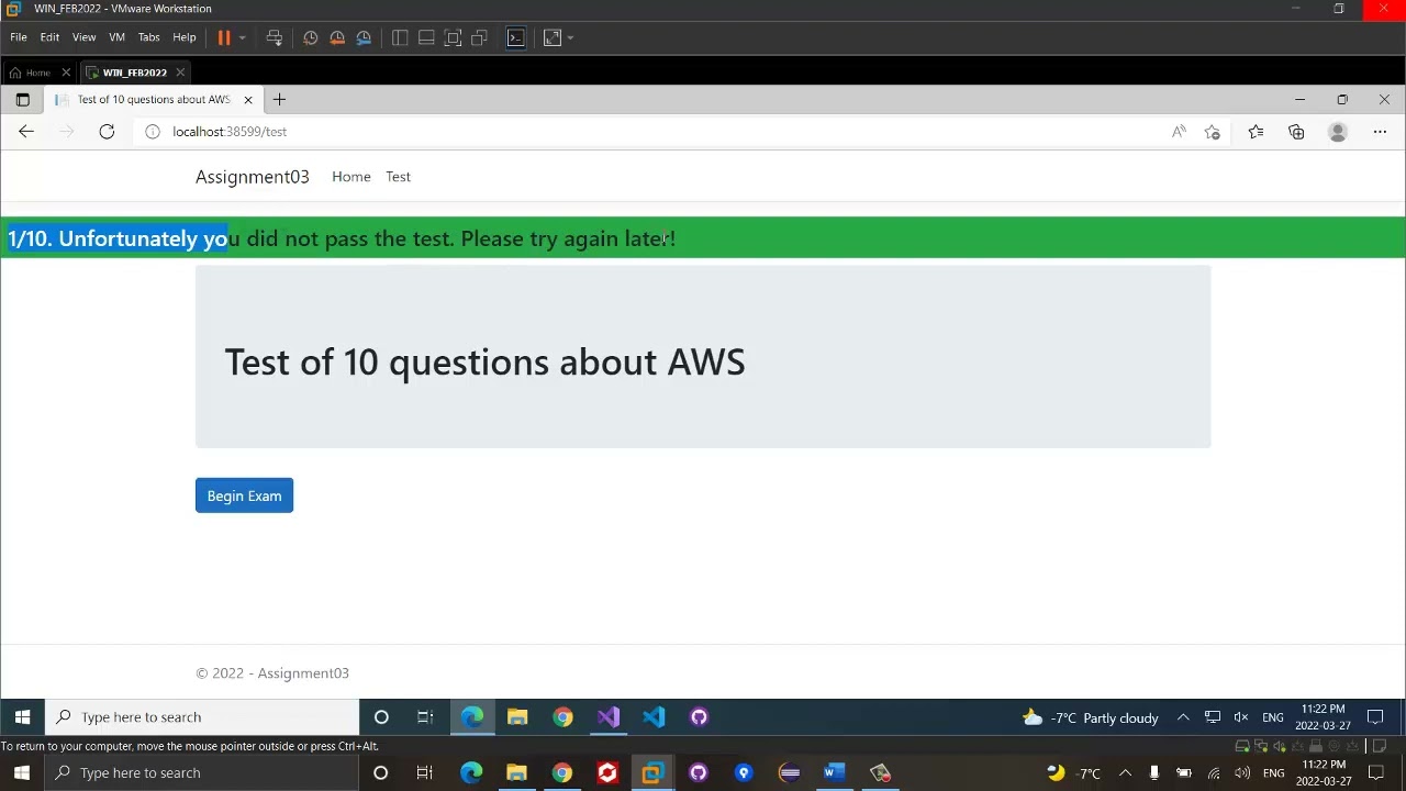Csd 3354 Web Applications Using C Net Assignment03 Youtube 1219