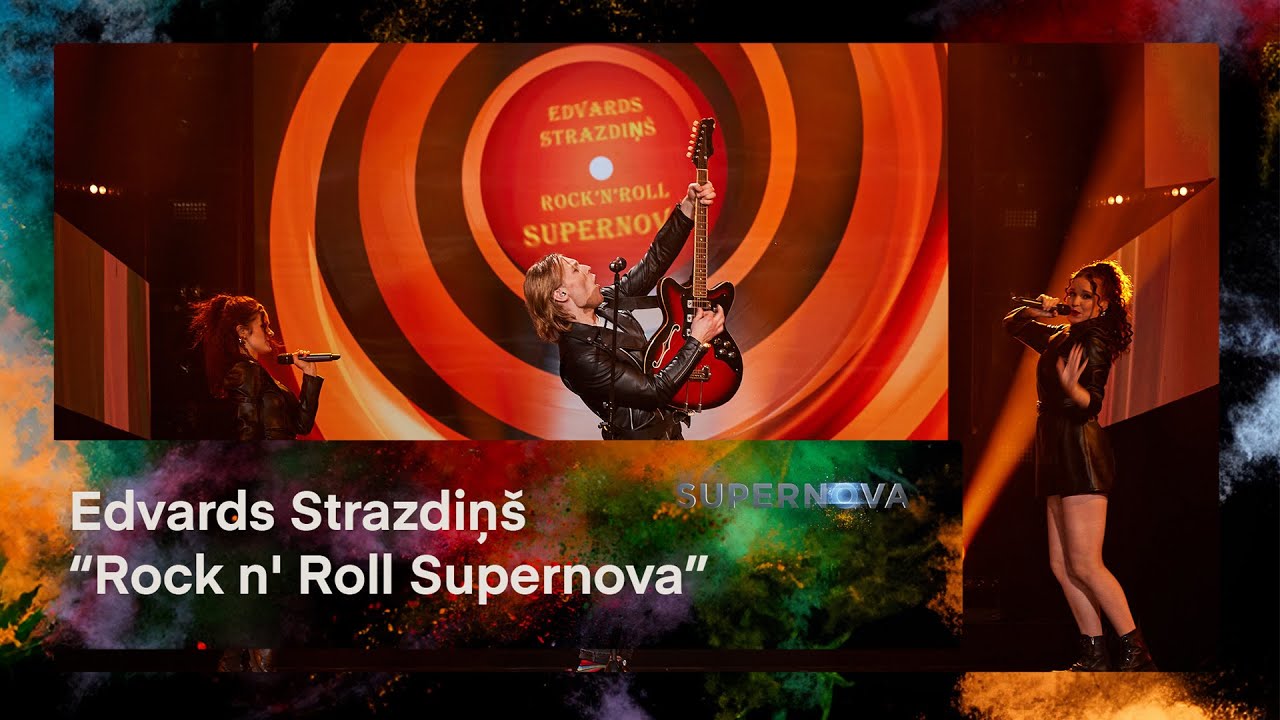 Edvards Strazdiņš "Rock n' Roll Supernova" | Supernova2024 PUSFINĀLS ...