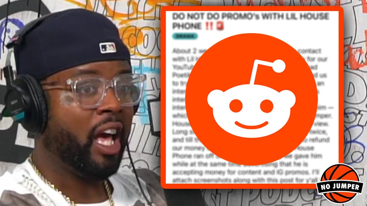 House Phone Reacts to The Reddit Accusing Him of Scamming Fans - YouTube