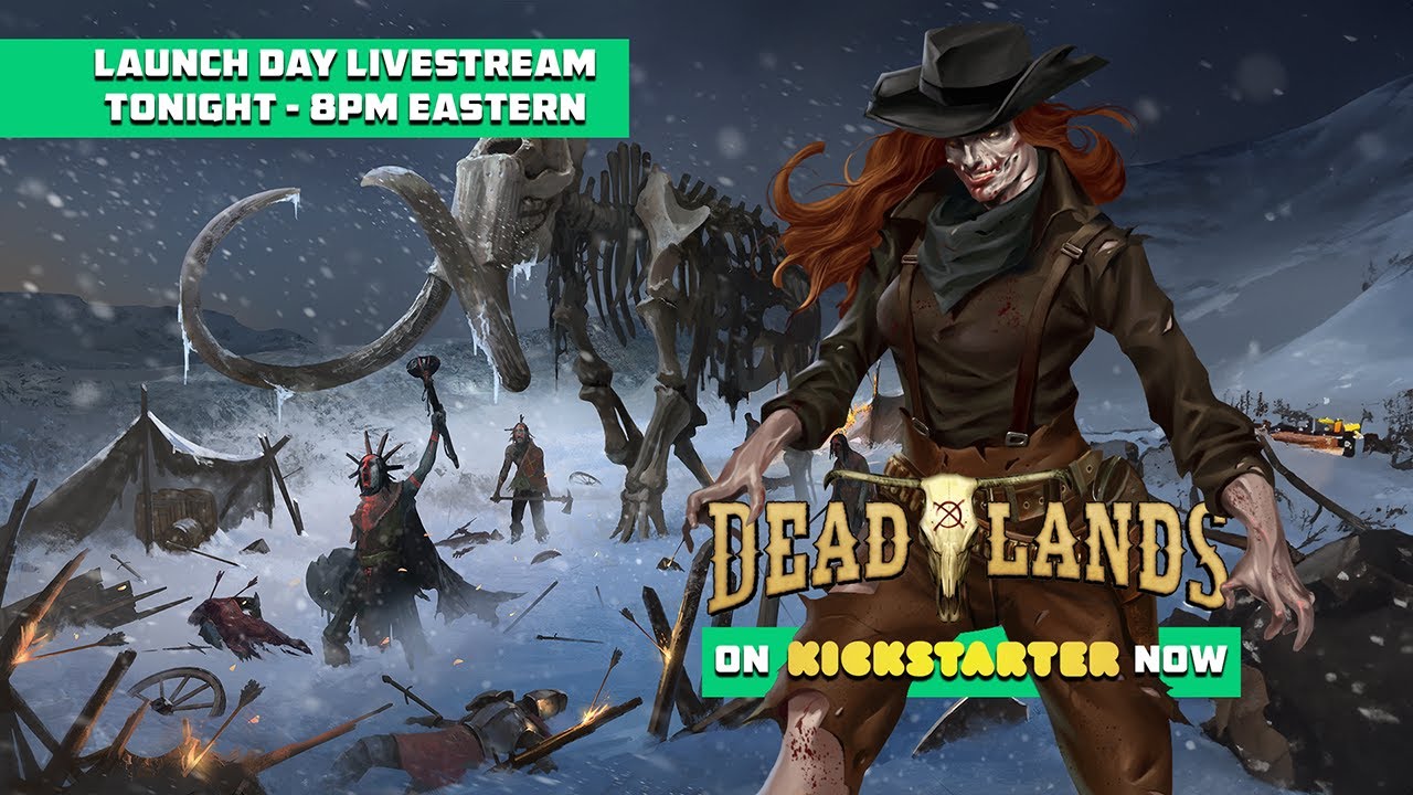 Deadlands: Abominable Northwest Kickstarter - Day 1 Livestream - YouTube