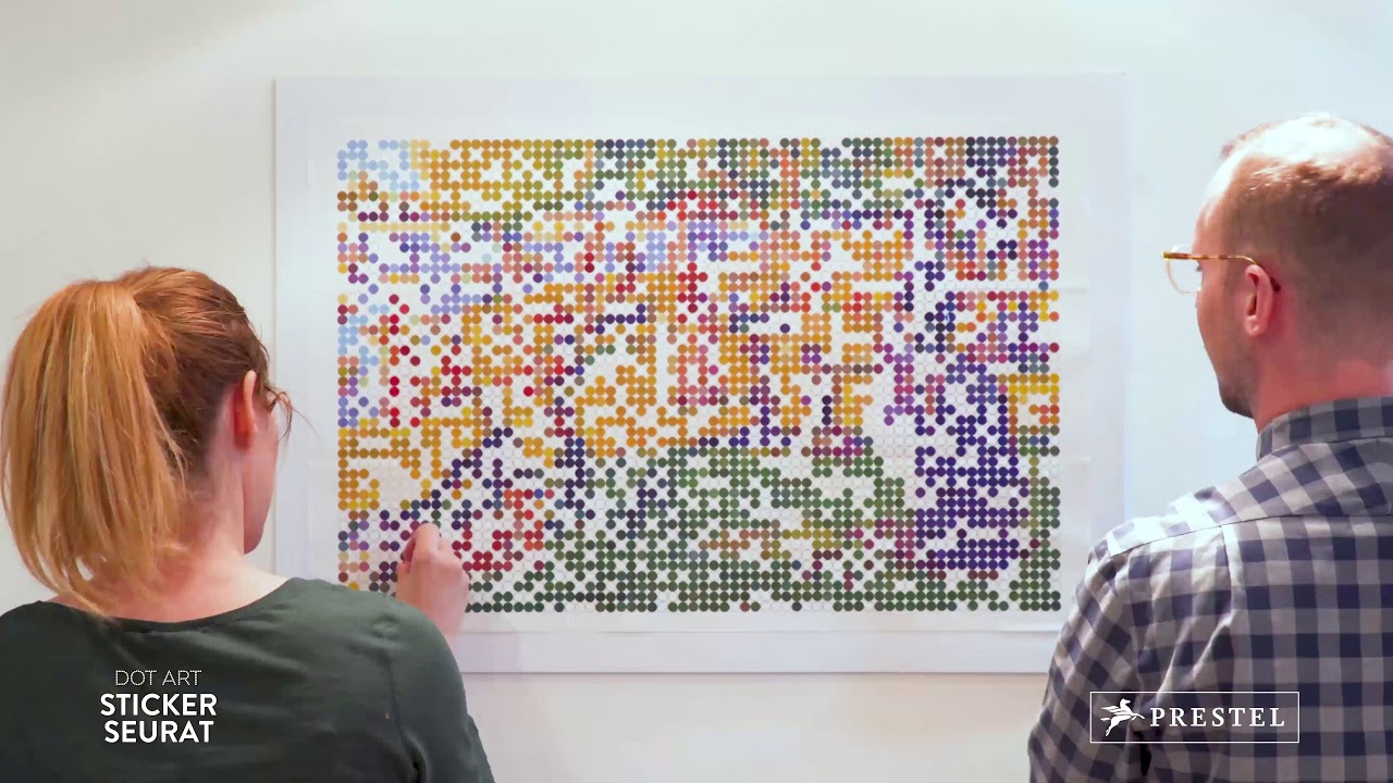 Dot Art Sticker Seurat - YouTube