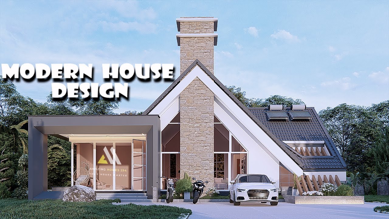 Simple FARM HOUSE design /3 Bedroom Bungalow Farm House - YouTube