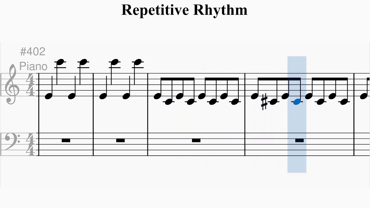 Sample Repetitive Rhythm (2) - YouTube