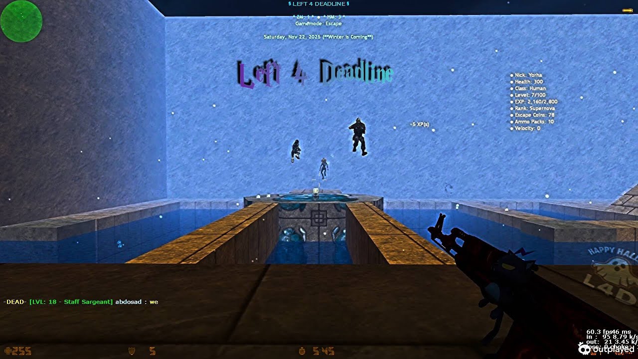 Left 4 Deadline I Zombie Escape map ze_anubis_3esp_v1 - YouTube