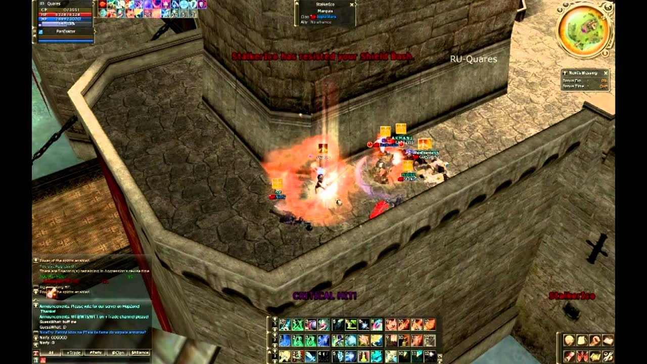 Lineage 2 Temple Knight Freya pvp part 1/2 - YouTube