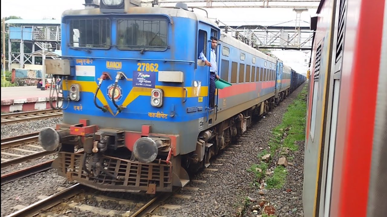 Loco pilot was observing from WCA electric locomotive DC traction motor ...