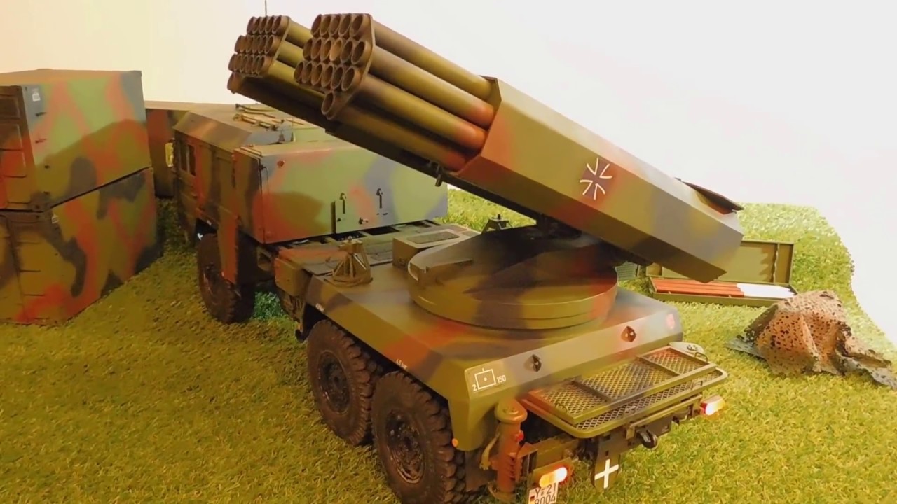 Raketenwerfer Lars2 Modellbau RC 1:12 - YouTube