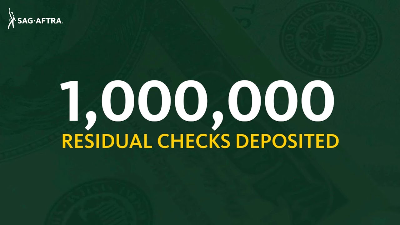 SAG-AFTRA Direct Deposit Checks Hit 1,000,000 - YouTube