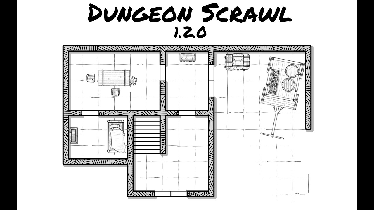 Dungeon Scrawl 1.2.0 - Demo Timelapse - YouTube
