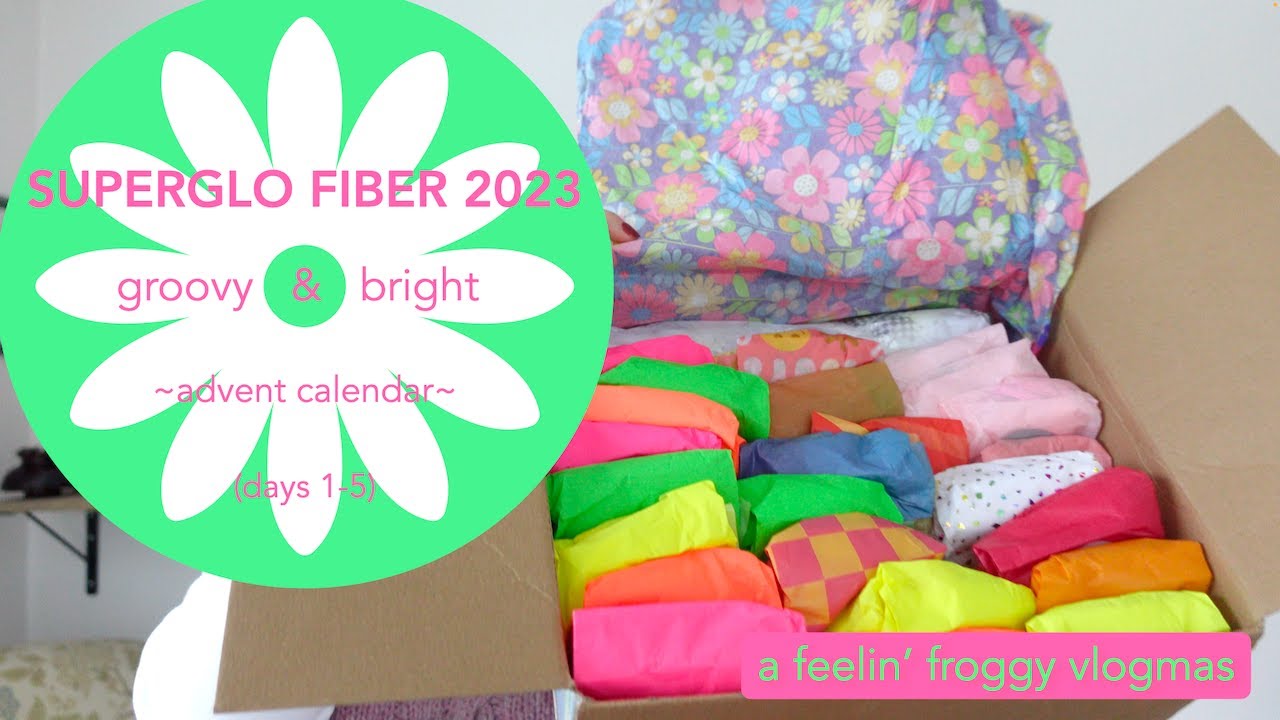 my knitting advent-ure // SUPERGLO FIBER 2023 advent // lazy girl ...