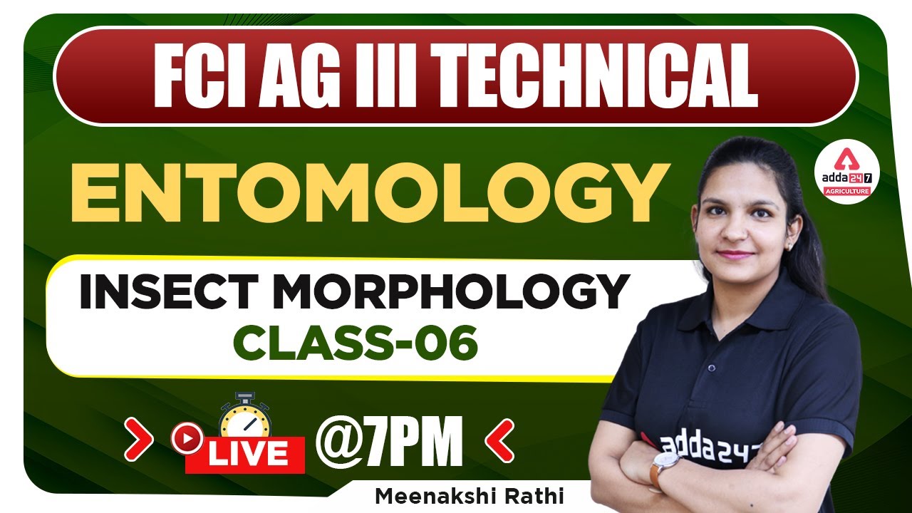 FCI Recruitment 2022 | FCI AG 3 Technical | Entomology | Insect ...