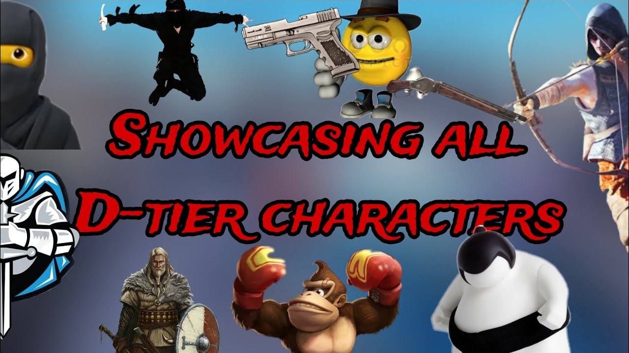 Showcasing All D-tier Characters in Project Smash | Project Smash | # ...