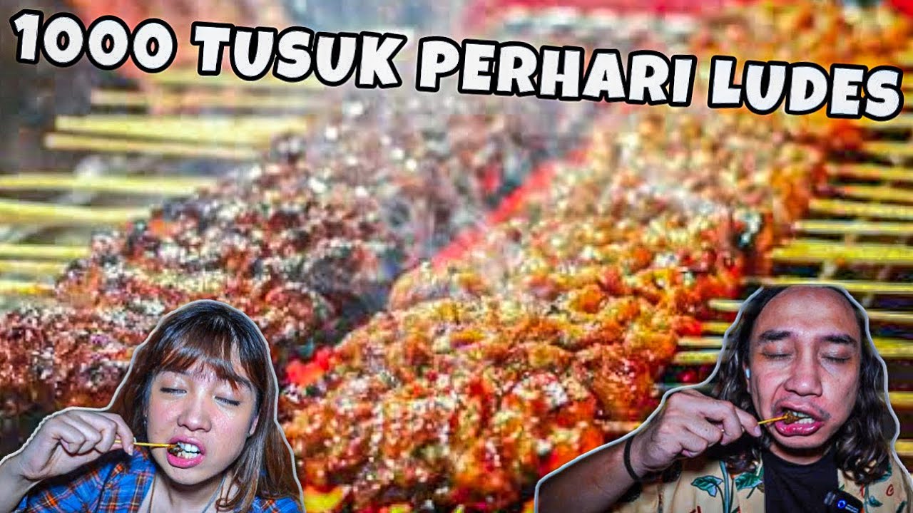LUDES 1000TUSUK PERHARI! MIRIP SATE DJ BANDUNG / SATE PARLENTE - YouTube
