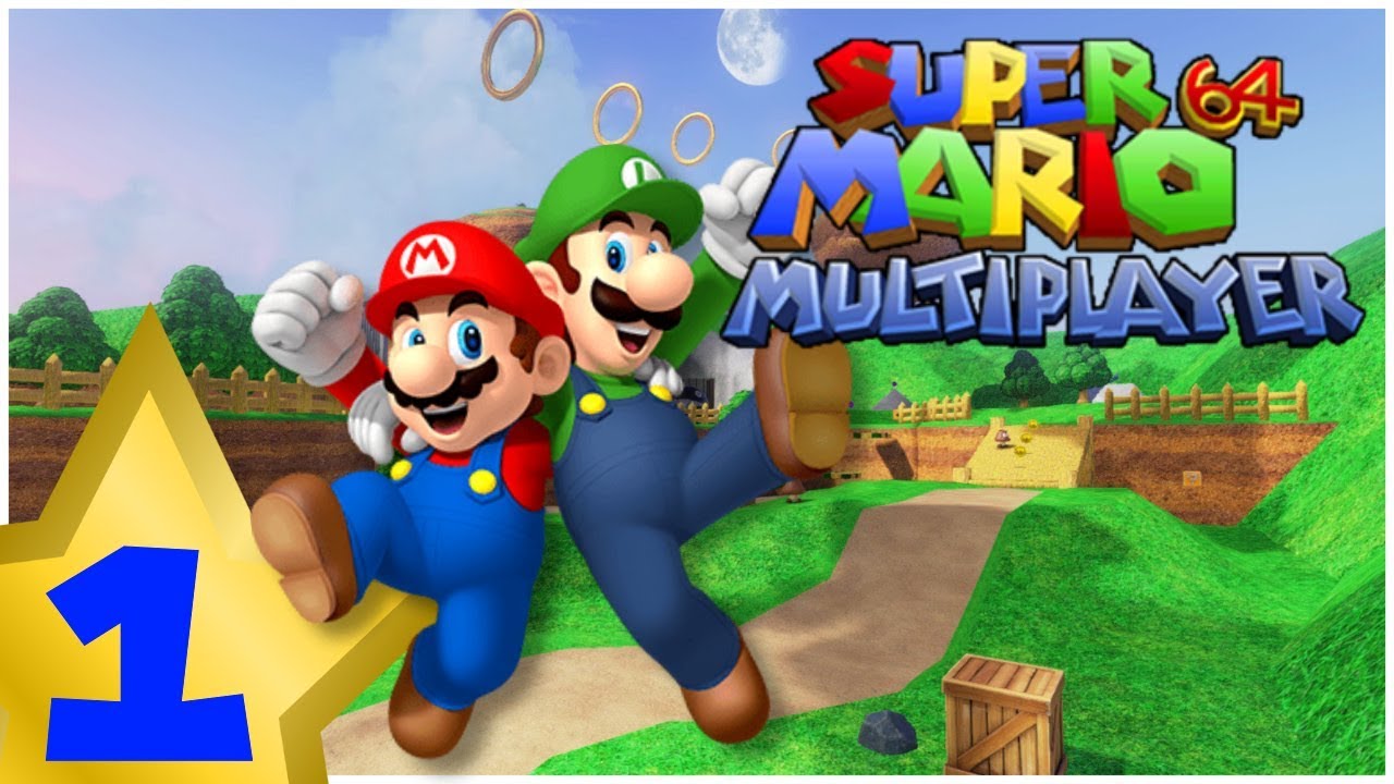 RIVALS UNITE!!! Super Mario 64 Multiplayer - Part 1 - YouTube