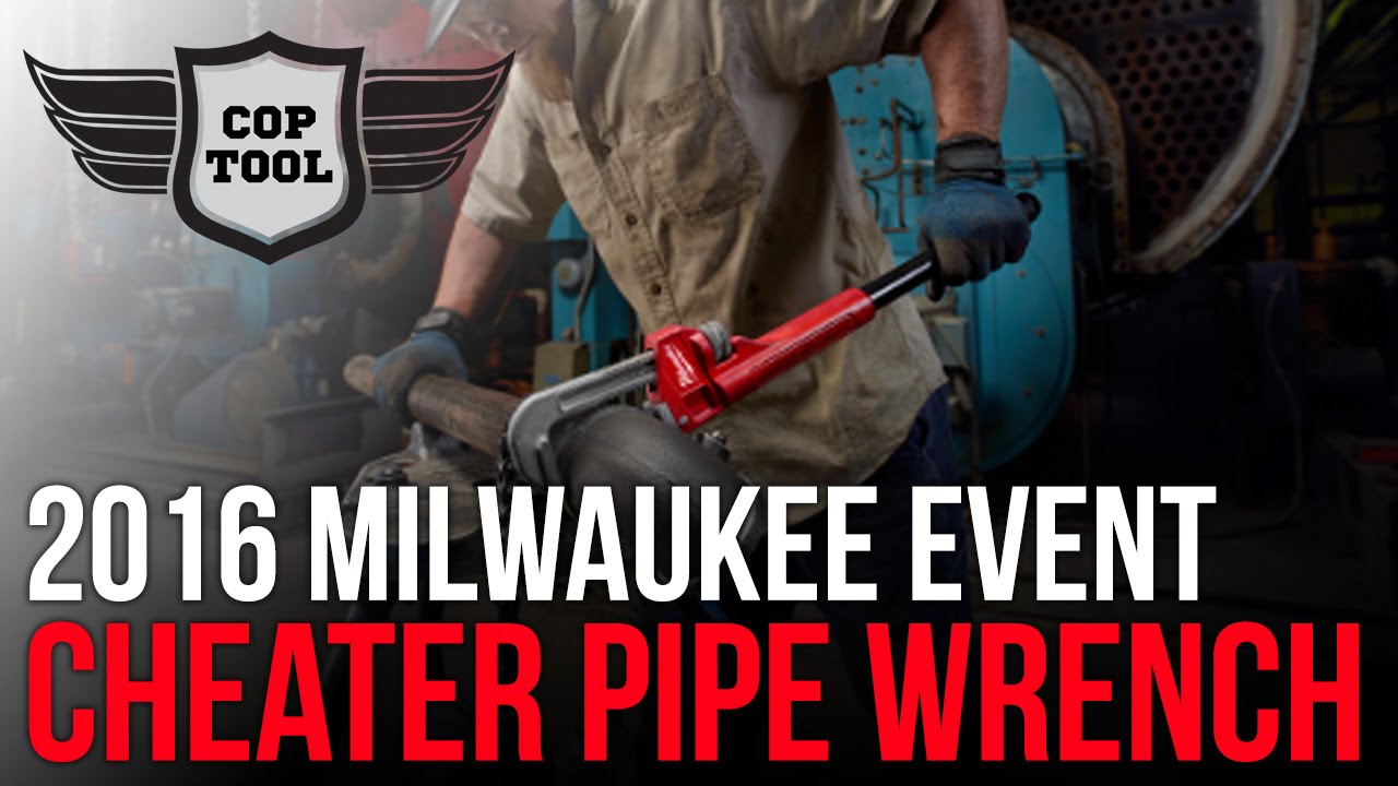 Milwaukee Pipe Wrench The Cheater is 10", 18" or 24" - YouTube
