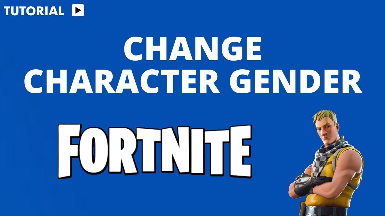 How to Change Fortnite Character Gender - YouTube