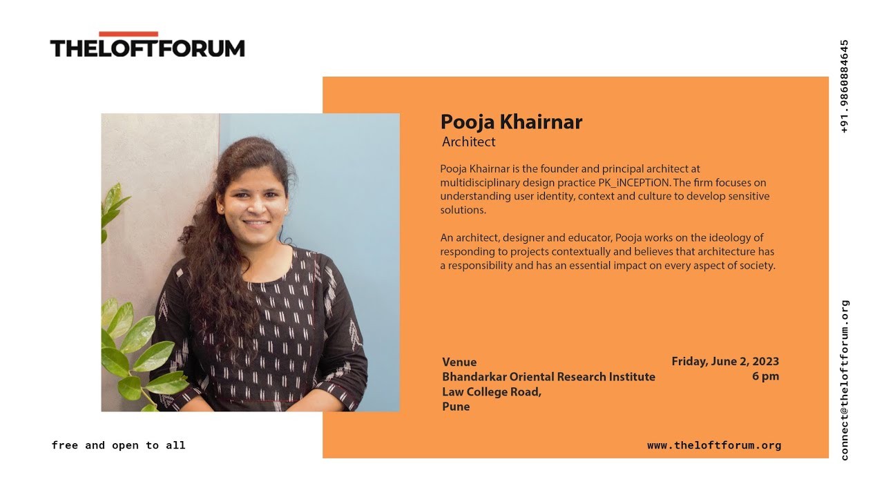 Talk | Pooja Khairnar | Architect - YouTube